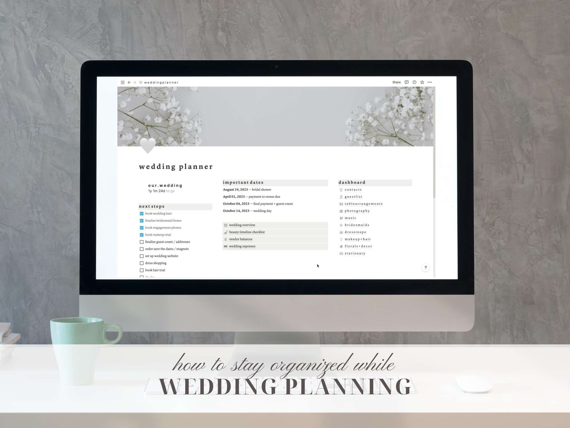How to Stay Organized While Wedding Planning - vmdesigns by victoria